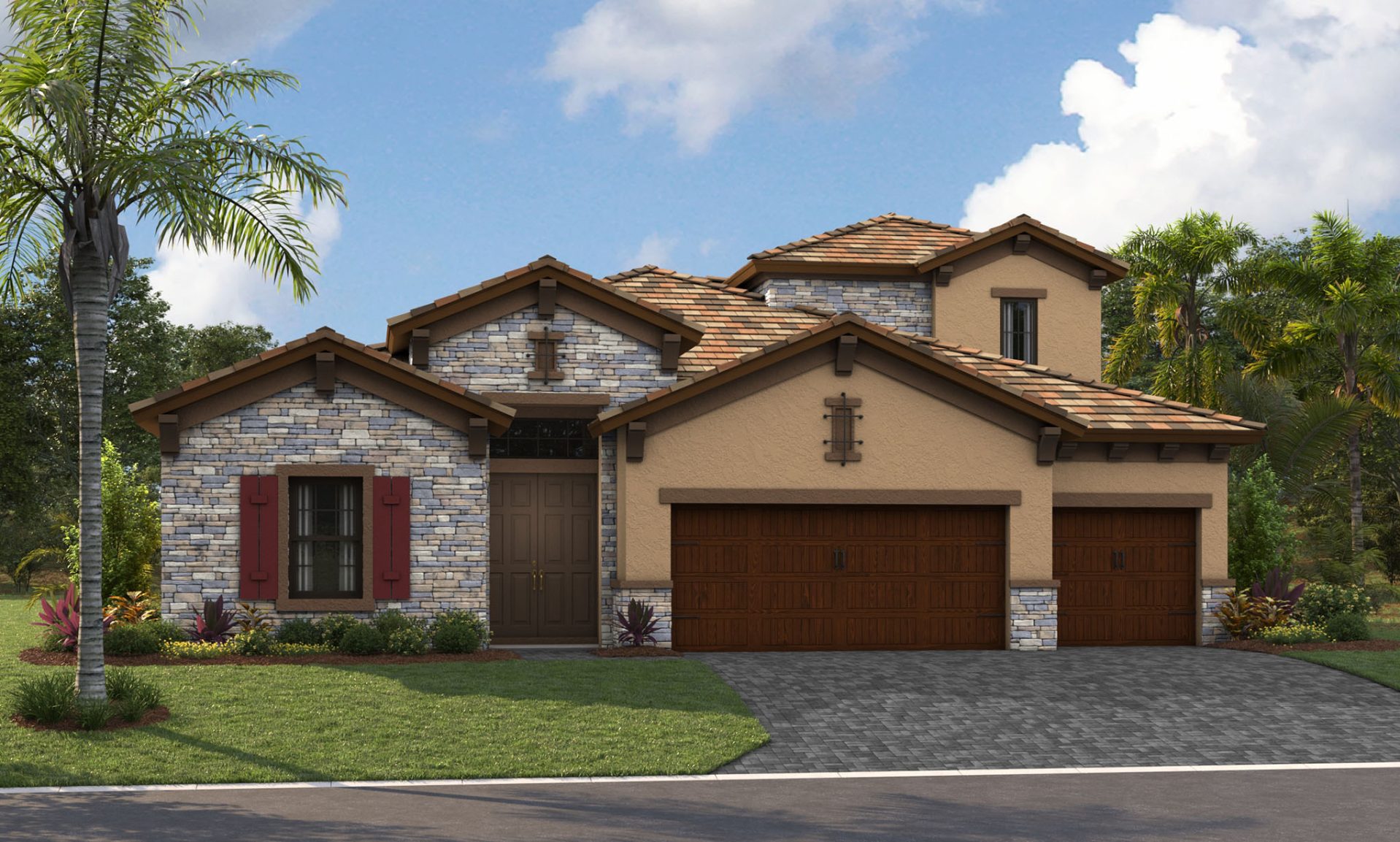 Biscayne II-54-2-Flat Tile-Tuscan-A-TUS2-Gen3-elev_IND cropped